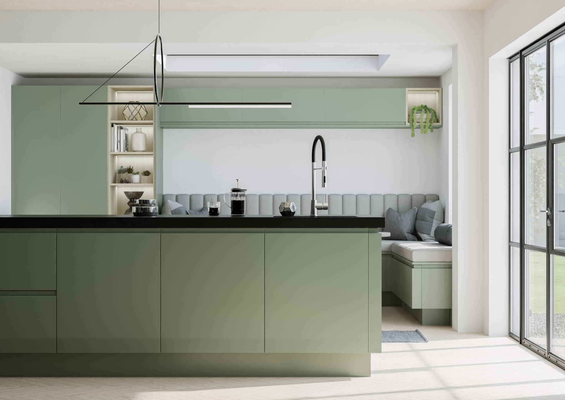 Remo Matt Regiment Kitchen | Second Nature Kitchens
